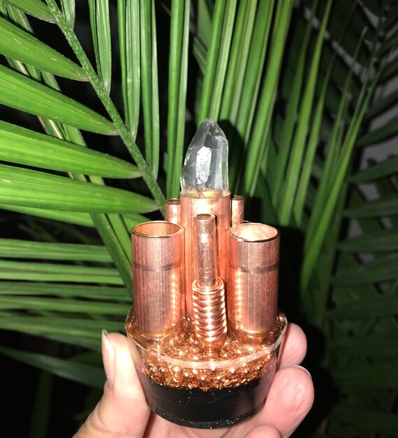 Orgone Mini but Mighty Chem Buster with Copper Elite | Etsy