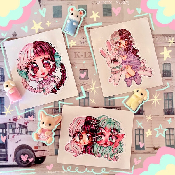 Melanie Martinez Stickers - Etsy