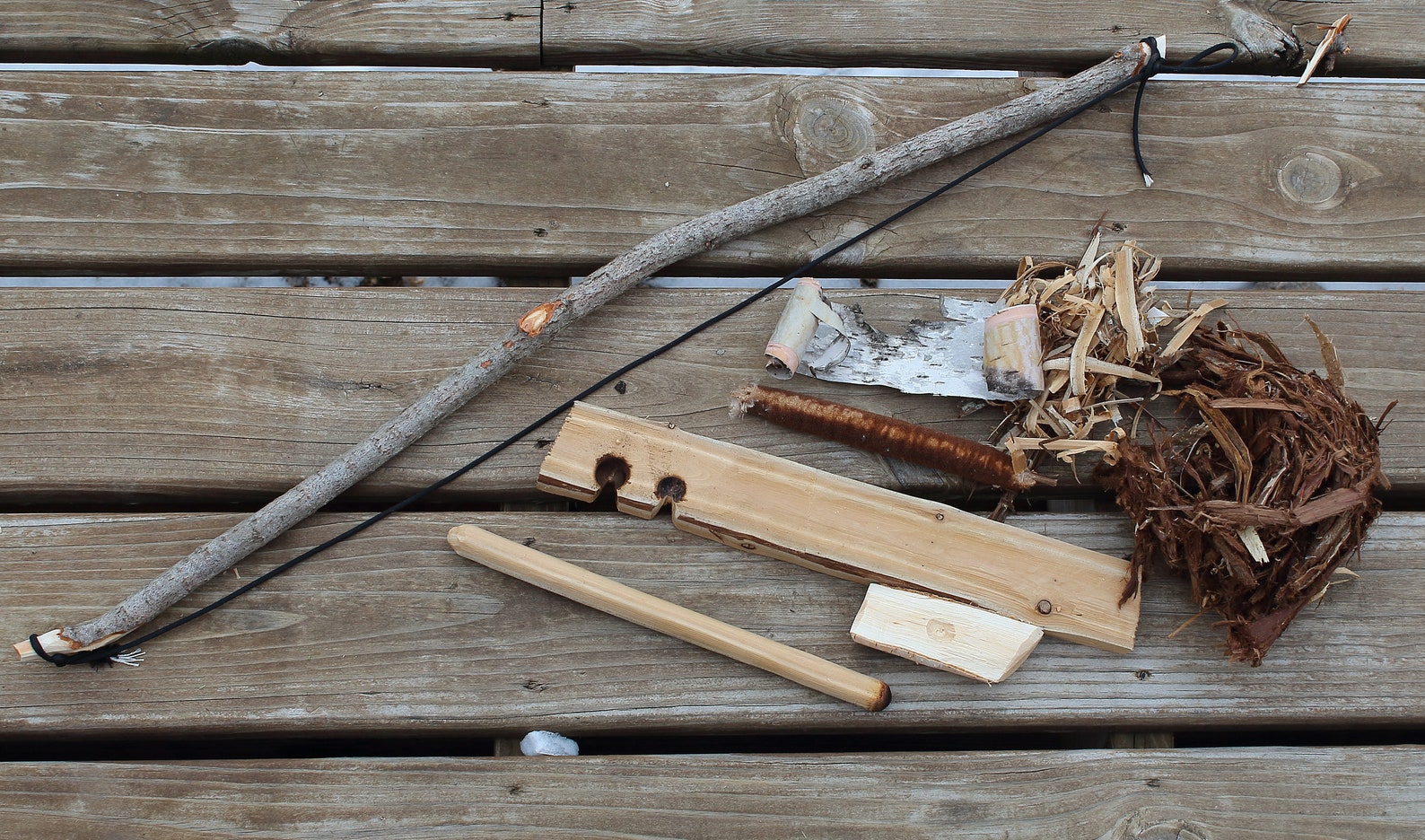 Fire by Friction Bow Drill Kit - Etsy