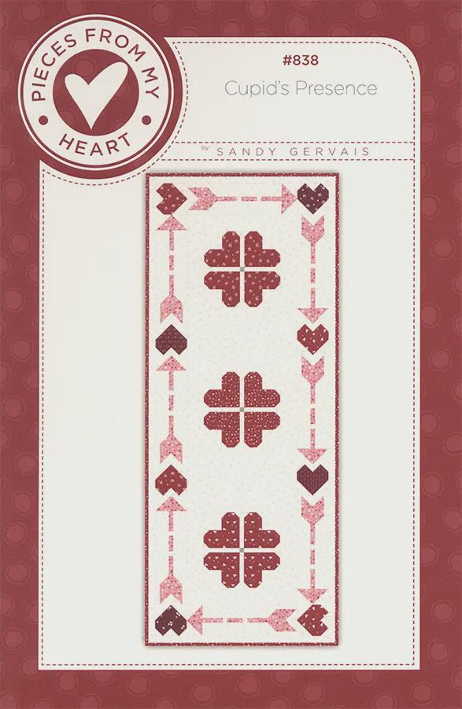 Cupid’s Presence Table Runner Pattern by Sandy Gervais – Riley Blake ...