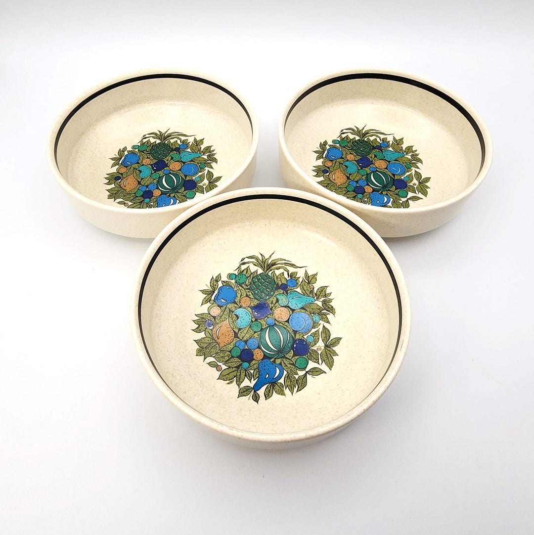 Vintage Lenox Temperware Fall Bounty Cereal Coupe Bowls - Set of 3 - Etsy