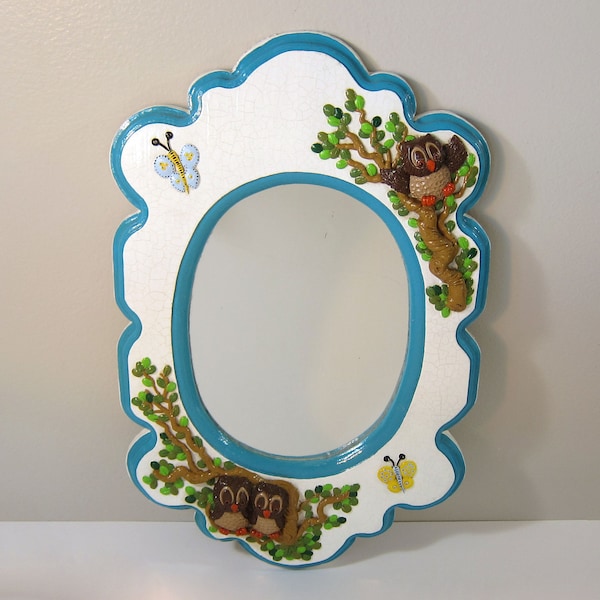 Owl Mirror - Etsy