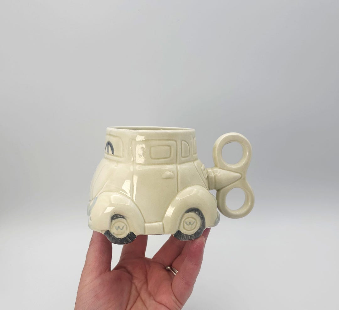 Vintage VW Beetle Bug Collectible Wind-up Toy Car Coffee Mug - Etsy