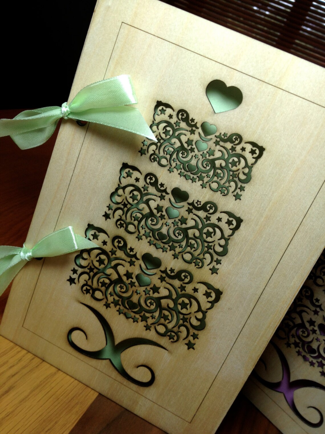 Wooden Laser Cut 'wedding Cake' Design Keep Sake | Etsy