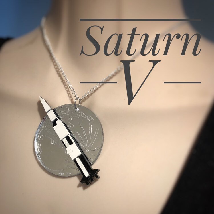 Fabulous Laser Cut Acrylic Nasa Saturn V Rocket and Moon | Etsy