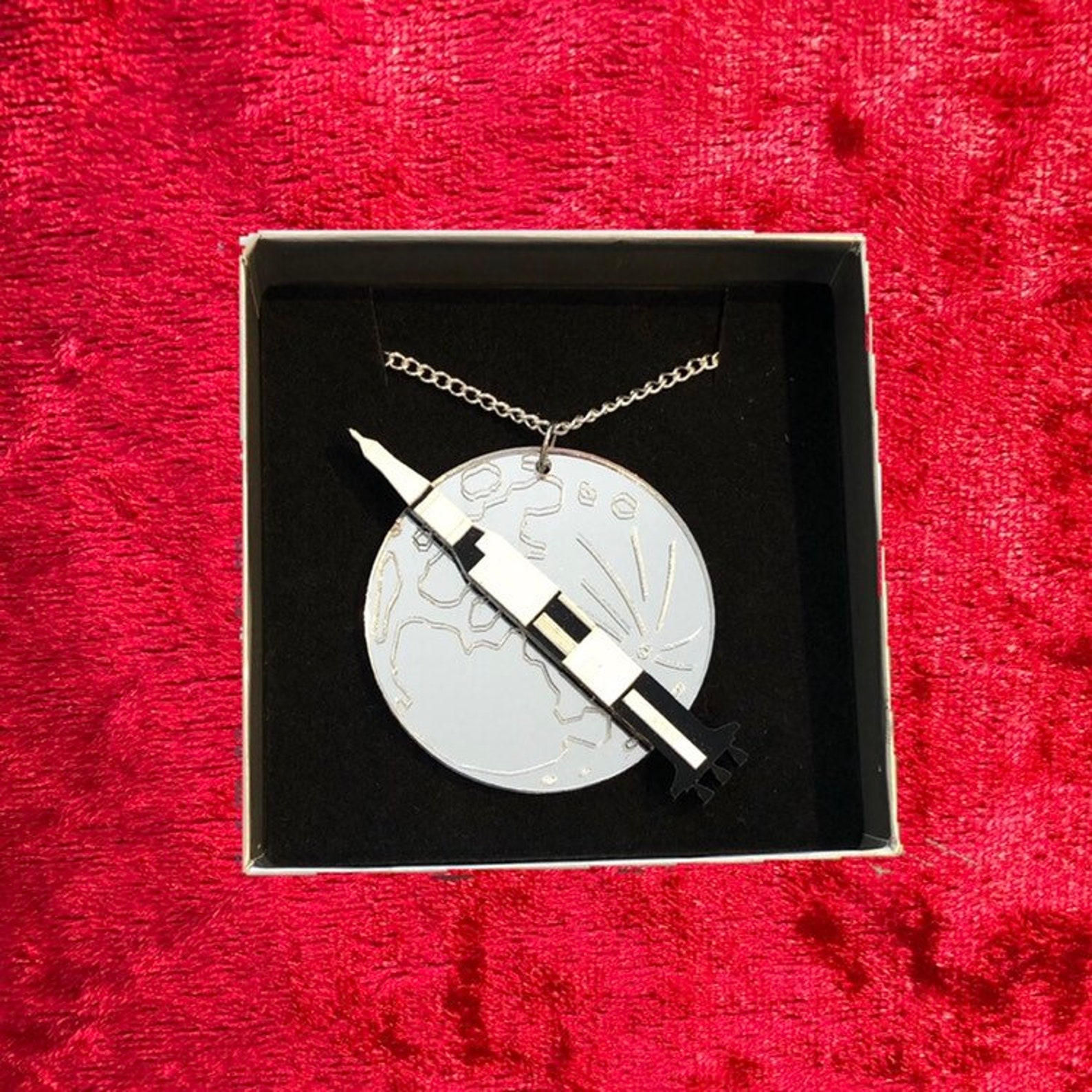 Fabulous Laser Cut Acrylic Nasa Saturn V Rocket and Moon | Etsy