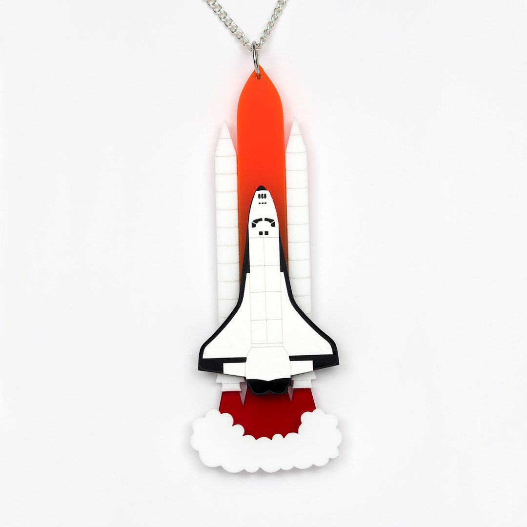 NASA Inspired Space Shuttle Launch Statement Necklace - Etsy