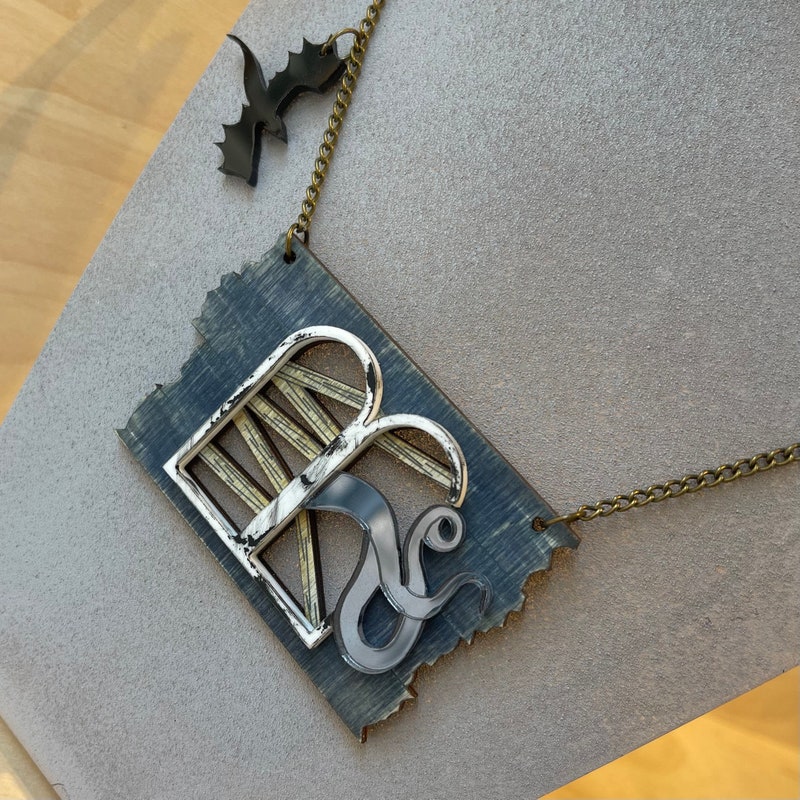 Acrylic Window Necklace - Etsy UK