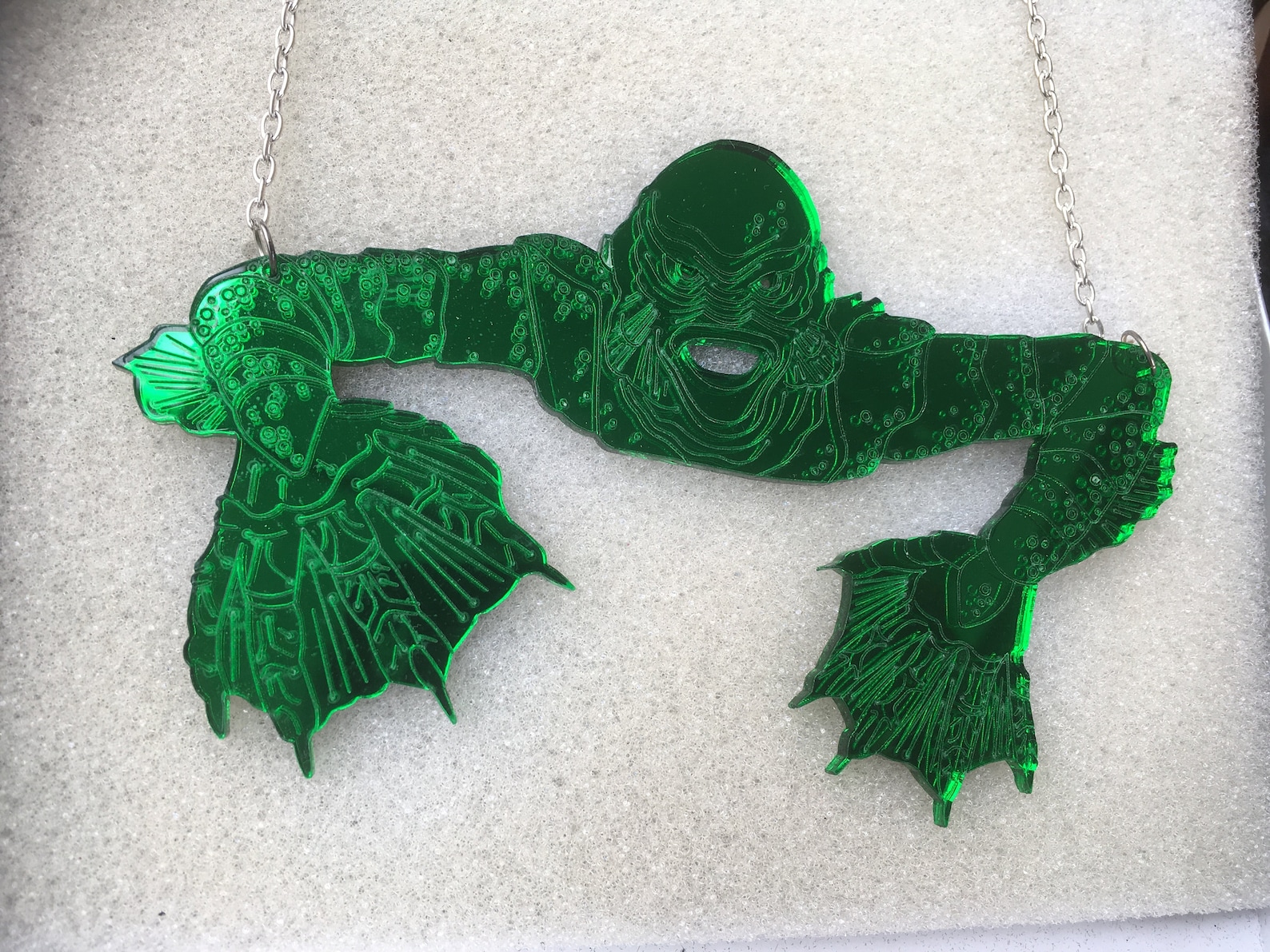A Huge Green Mirror 'CREATURE From the BLACK LAGOON' - Etsy