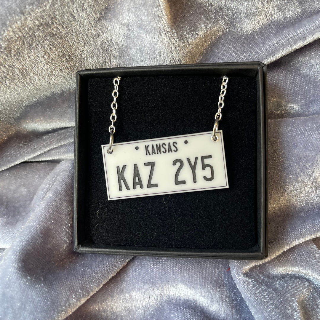 Supernatural Inspired License Plate Necklace - Etsy