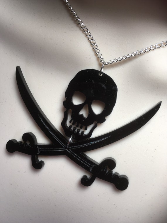 Piraten Schwerter Mit Totenkopf Und Gekreuzten Knochen