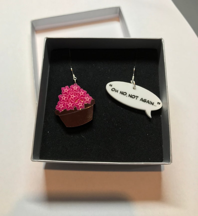 Hitch Hiker's Guide to the Galaxy Inspired 'petunias' Quote Earrings - Etsy