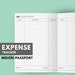 Midori Passport Insert, Expense Tracker Insert, Budget Planner ...