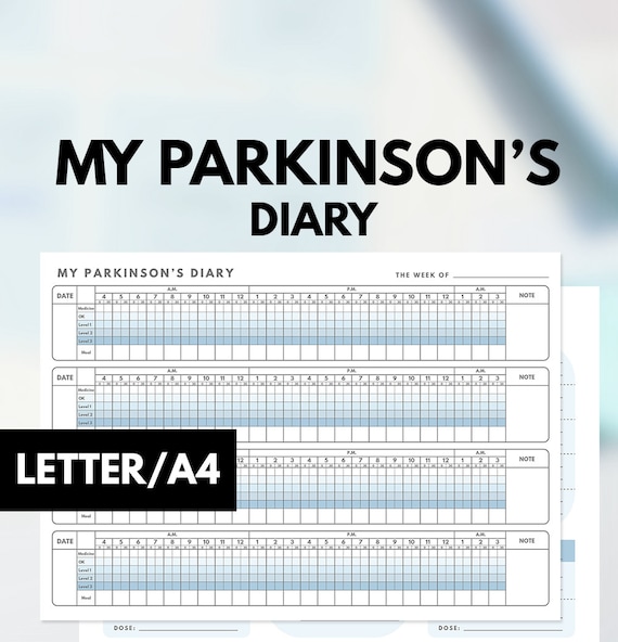 My Parkinson's Diary Planner Parkinson's Planner | Etsy