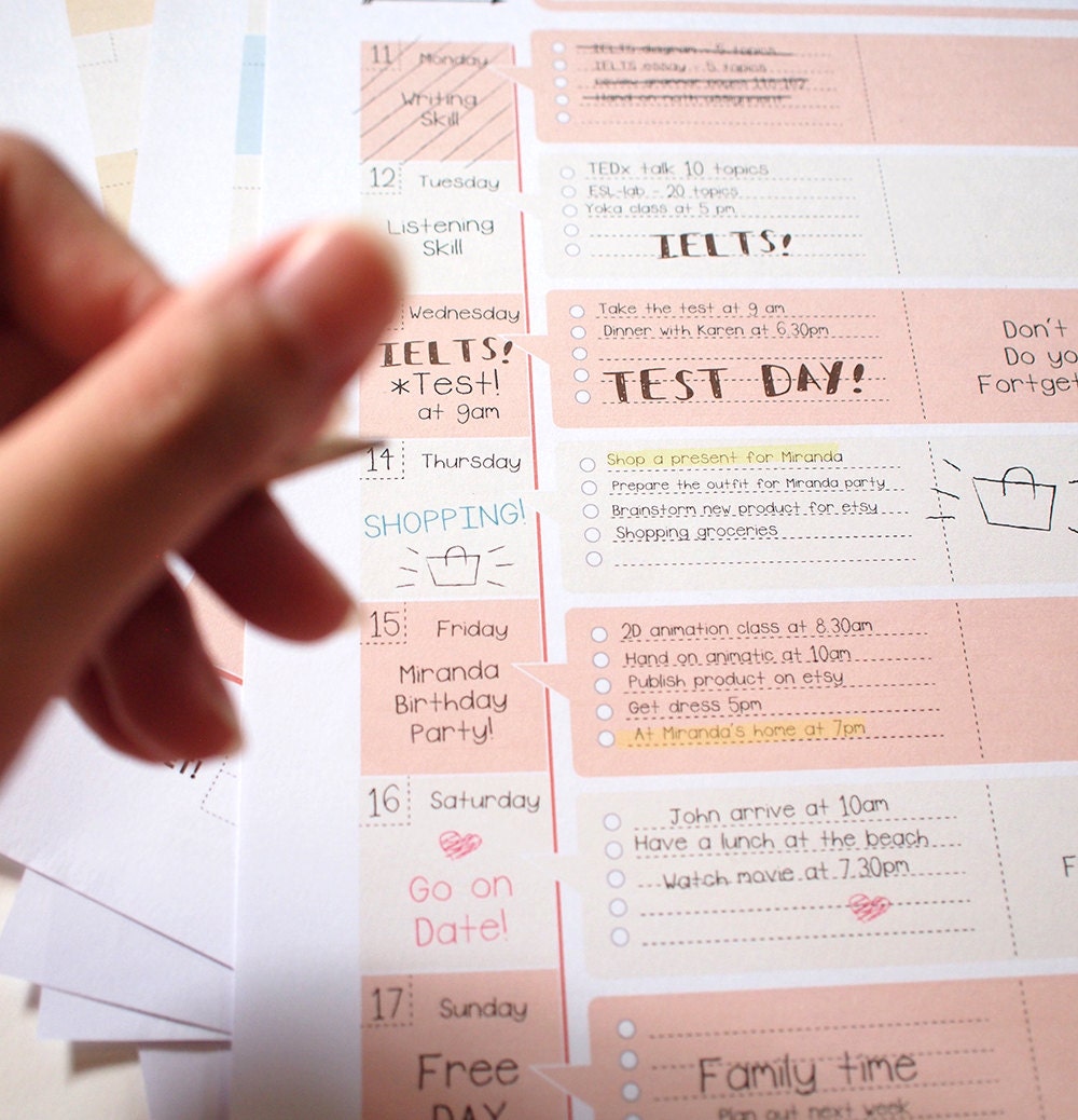 2020 EC Weekly Vertical Planner, 2020 Big Happy Planner Vertical Weekly ...