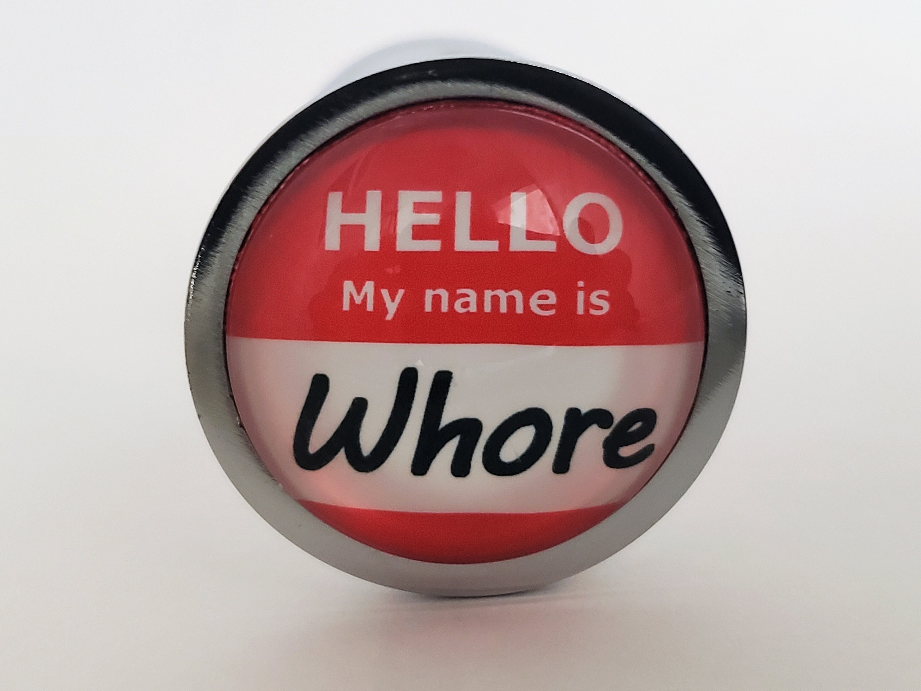 Butt Plug Hello My Name Is Whore Anal Plug Bdsm Sex Toy Plug Etsy