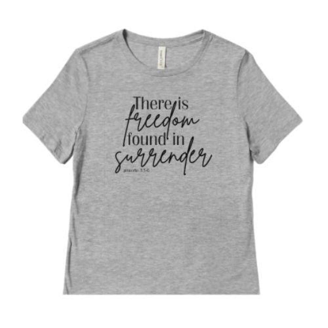 There is Freedom Found in Surrender, Black Lettering (PNG Digital ...