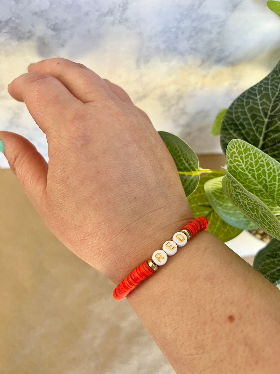 Red Friendship Bracelet- Taylor Swift Friendship Bracelet- Red Clay ...