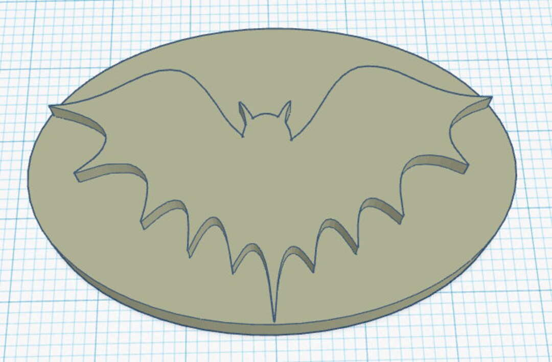 STL - Bat Leather Stamp - Etsy