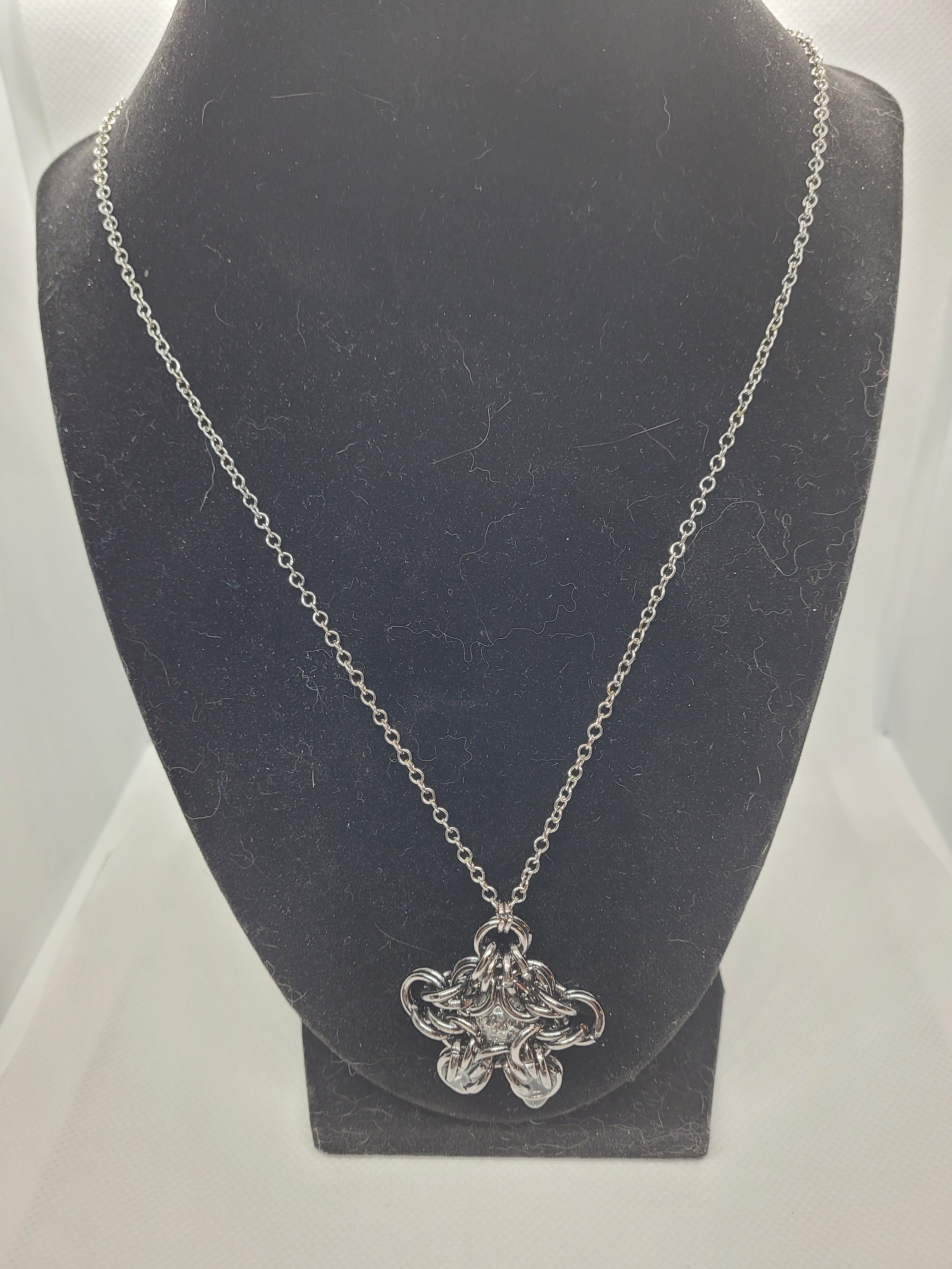 Byzantine Star Chainmail Necklace - Etsy