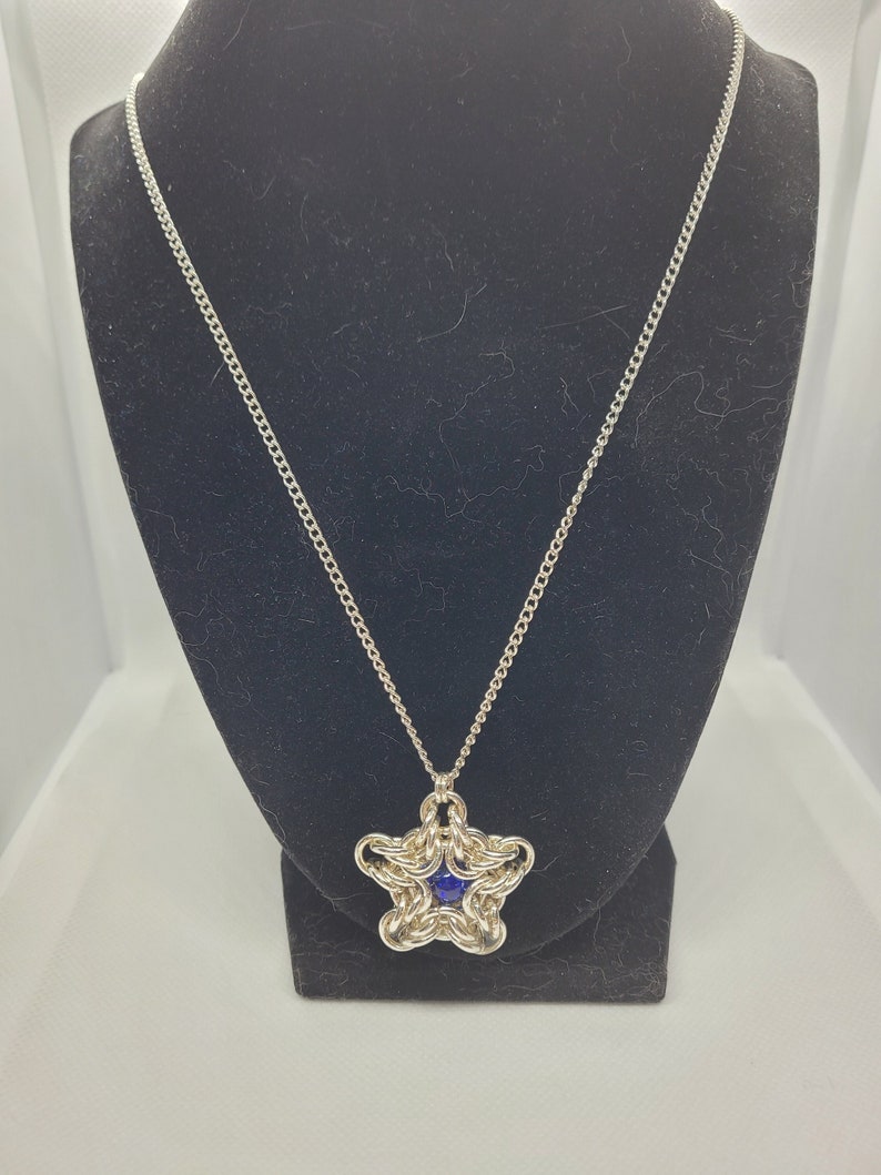 Byzantine Star Chainmail Necklace - Etsy