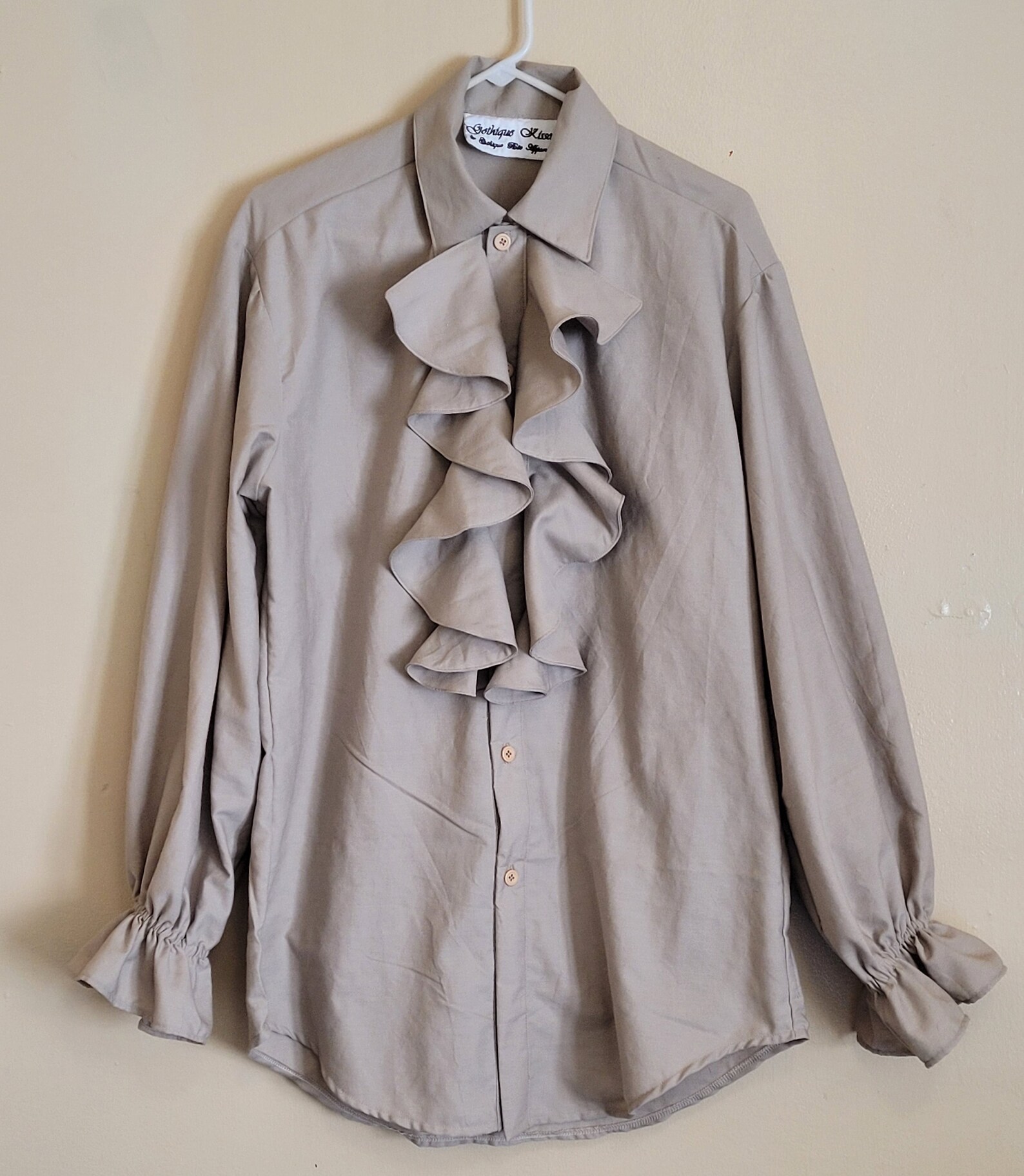 Ruffled Edwardian Poet Shirt - Etsy
