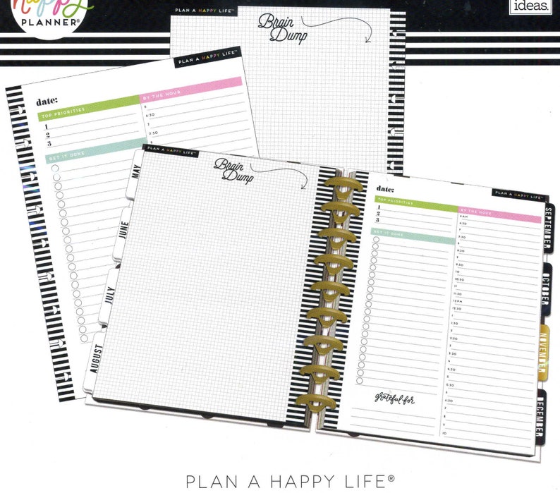 Happy Planner Classic Size Refill Sheets | Etsy
