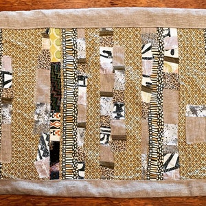Experimental Art Quilt #3 - Earth Tones - Etsy