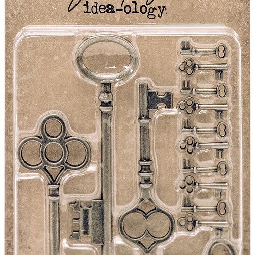 Tim Holtz Idea-ology Metal Adornments Antique Metal Silver - Etsy