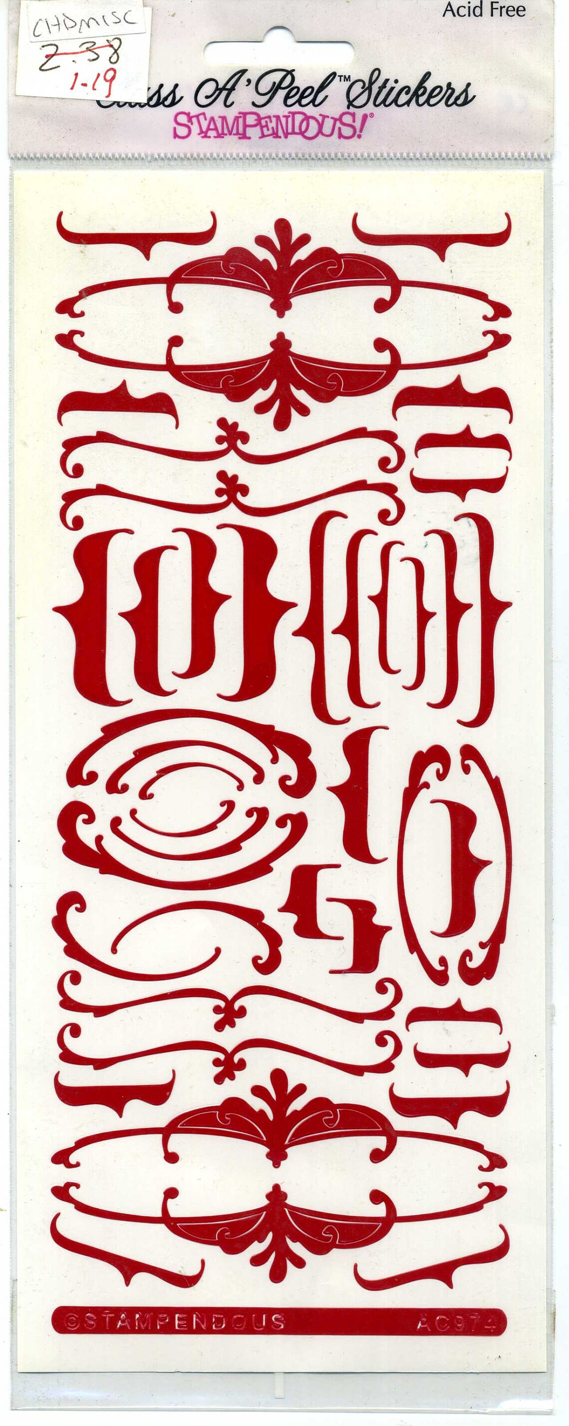 Stickers Discontinued and New Old Stock - Etsy