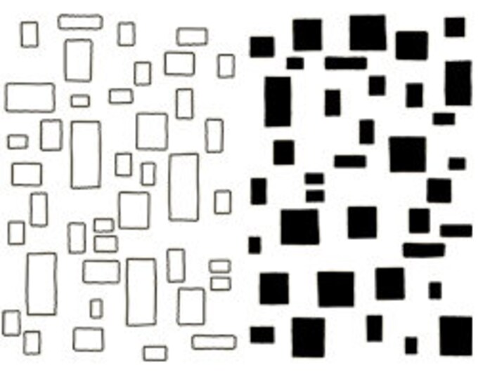 Unmounted Rubber Stamp Set Retro Pattern Maker - Etsy