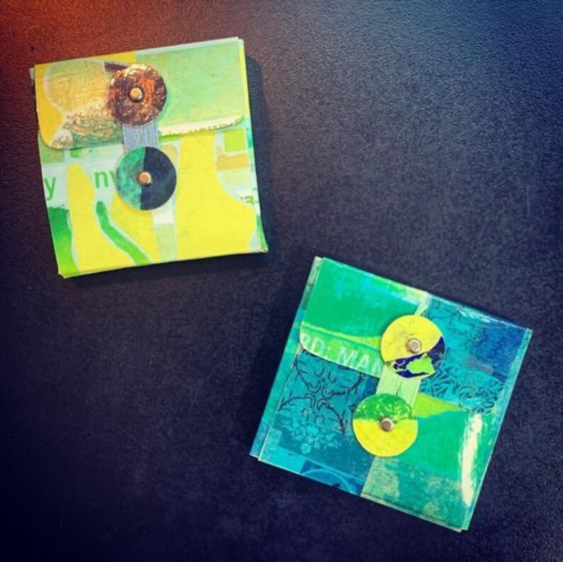 Mini Artist Books Collage and Mixed Media | Etsy