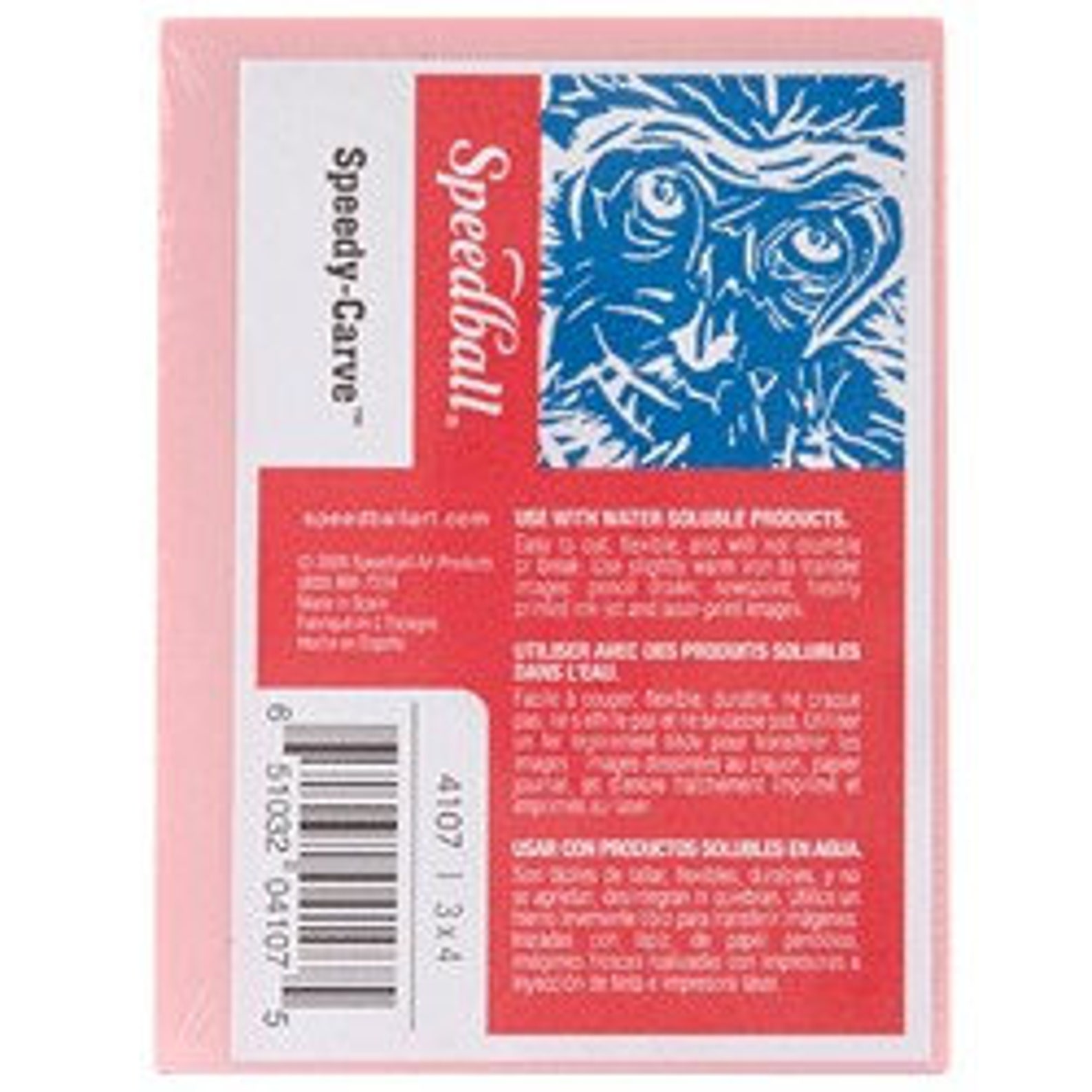 Speedball Speedy-carve Block 3 X 4 Inches - Etsy