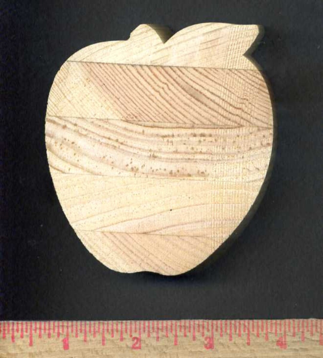 Blank Wood Apple 3.25 X 3.5 - Etsy
