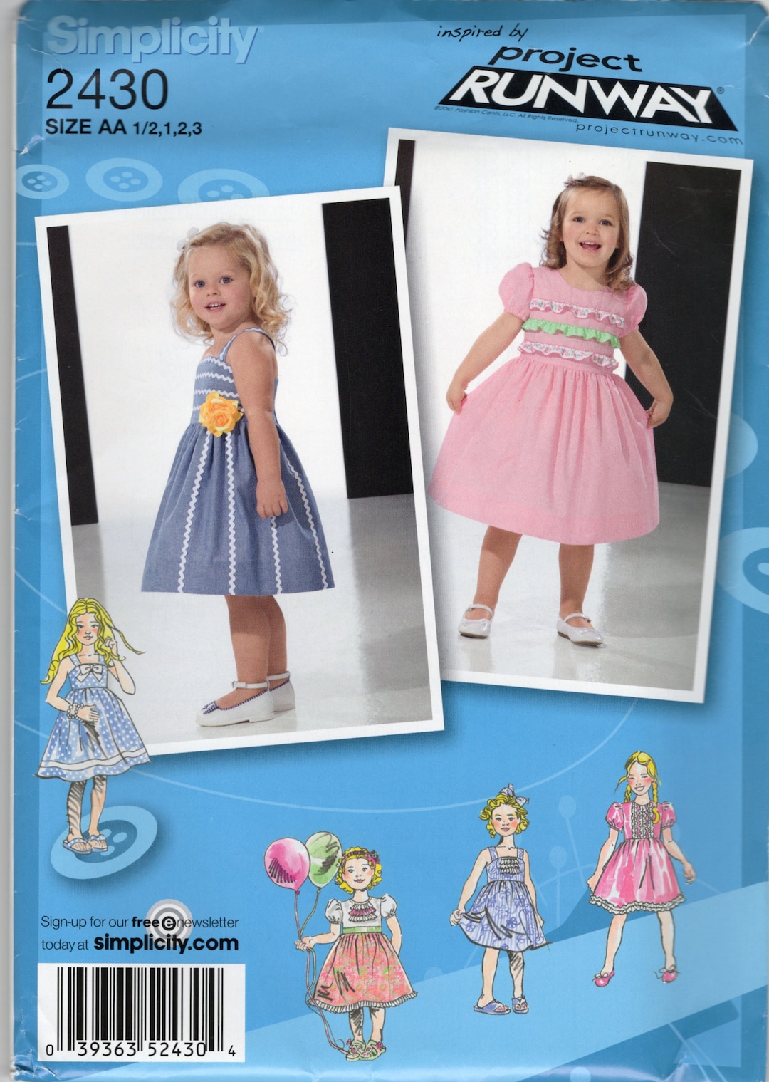 Sewing Patterns for Little Girls Dresses Group 3 - Etsy