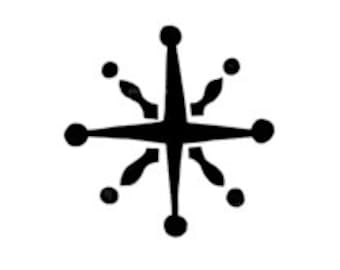 8 Point Star 726A Beeswax Rubber Stamps Unmounted, Cling, Mounted Stamp ...