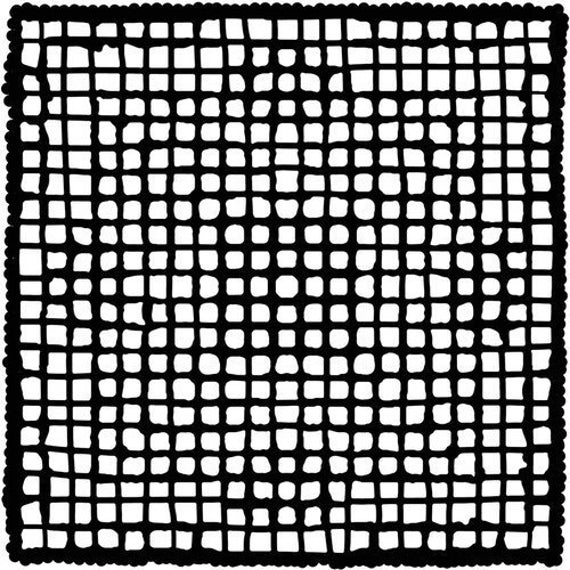 Mini Screen View 6x6 Stencil | Etsy