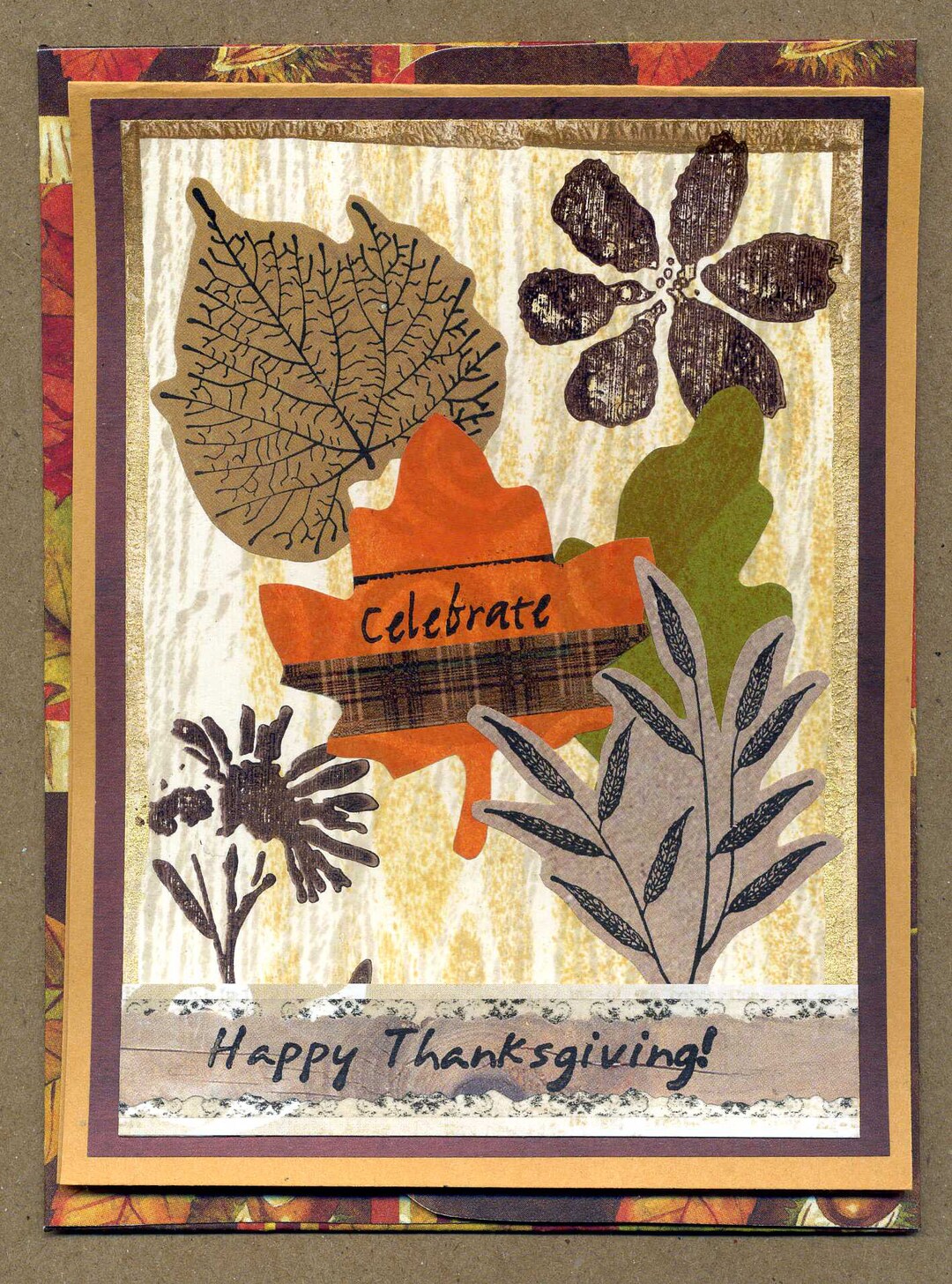 Thanksgiving Greeting Cards With Envelopes - Etsy