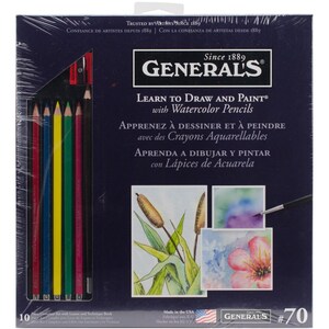 General's Learn to Draw & Paint Watercolor Pencils - Etsy