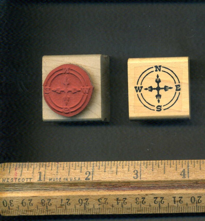 Rubber Stamp - Four Directions - Etsy