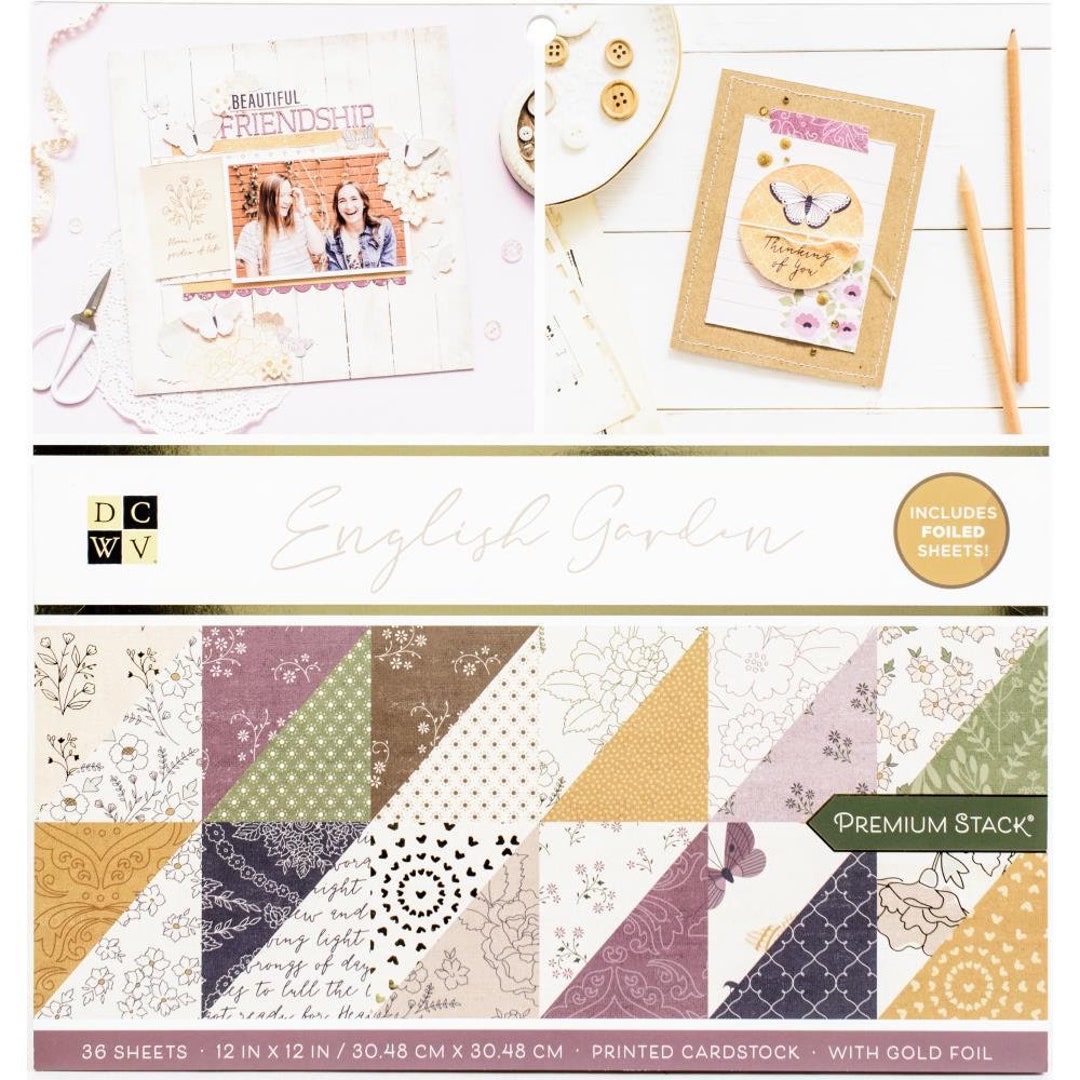 12" X 12" Decorative Paper Pads - Etsy