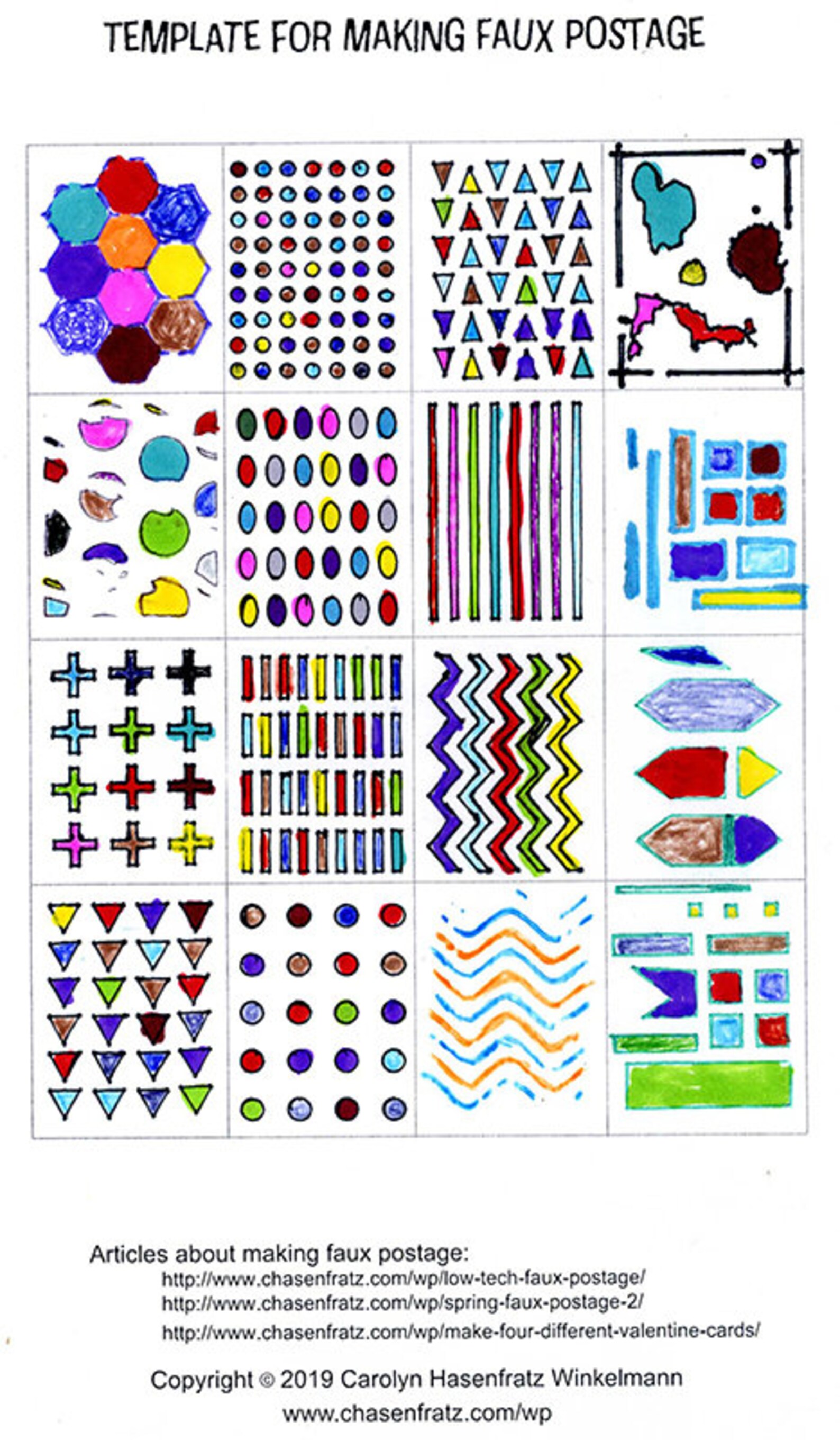 Mini Patterns 6x6 Stencil - Etsy