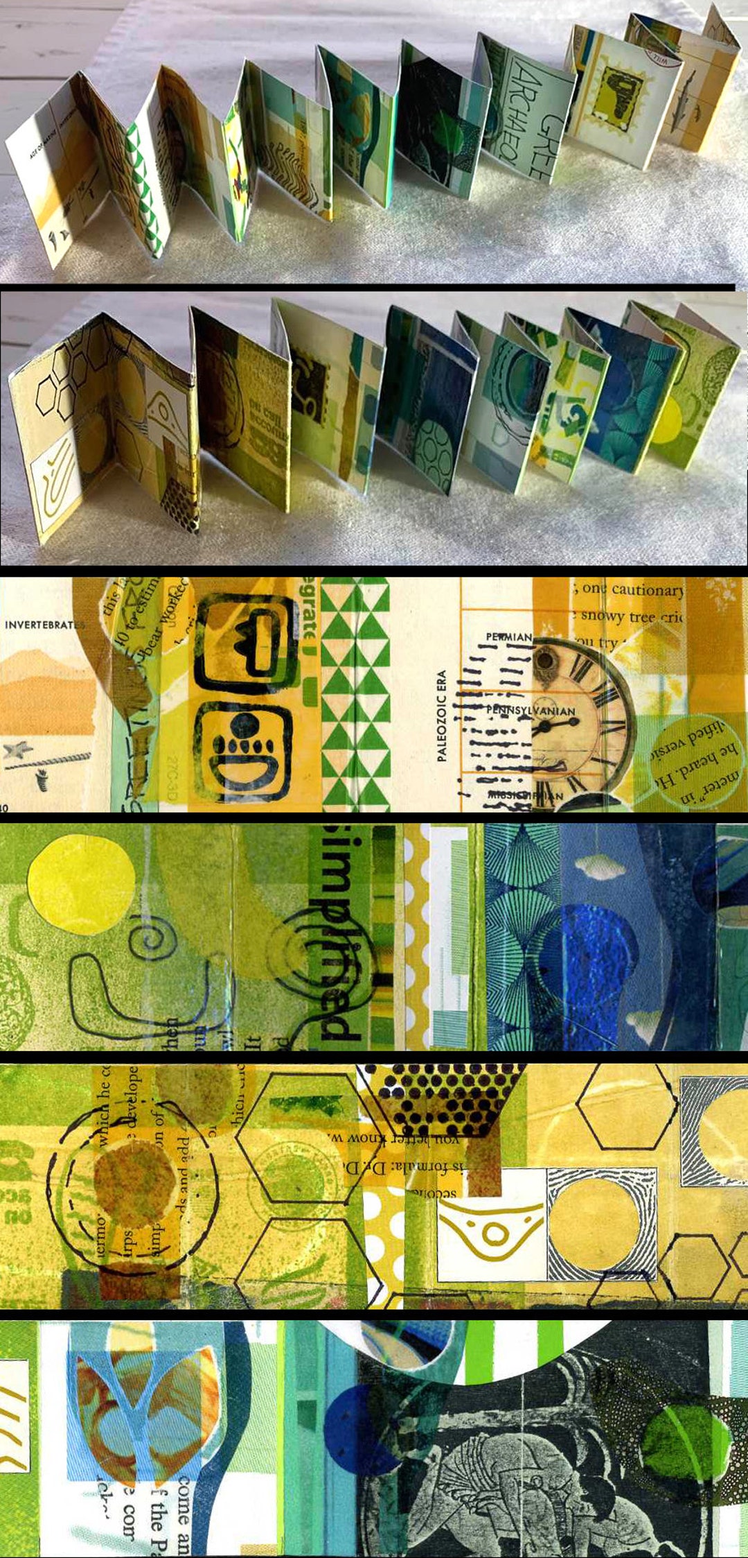 Mini Artist Books, Collage and Mixed Media - Etsy