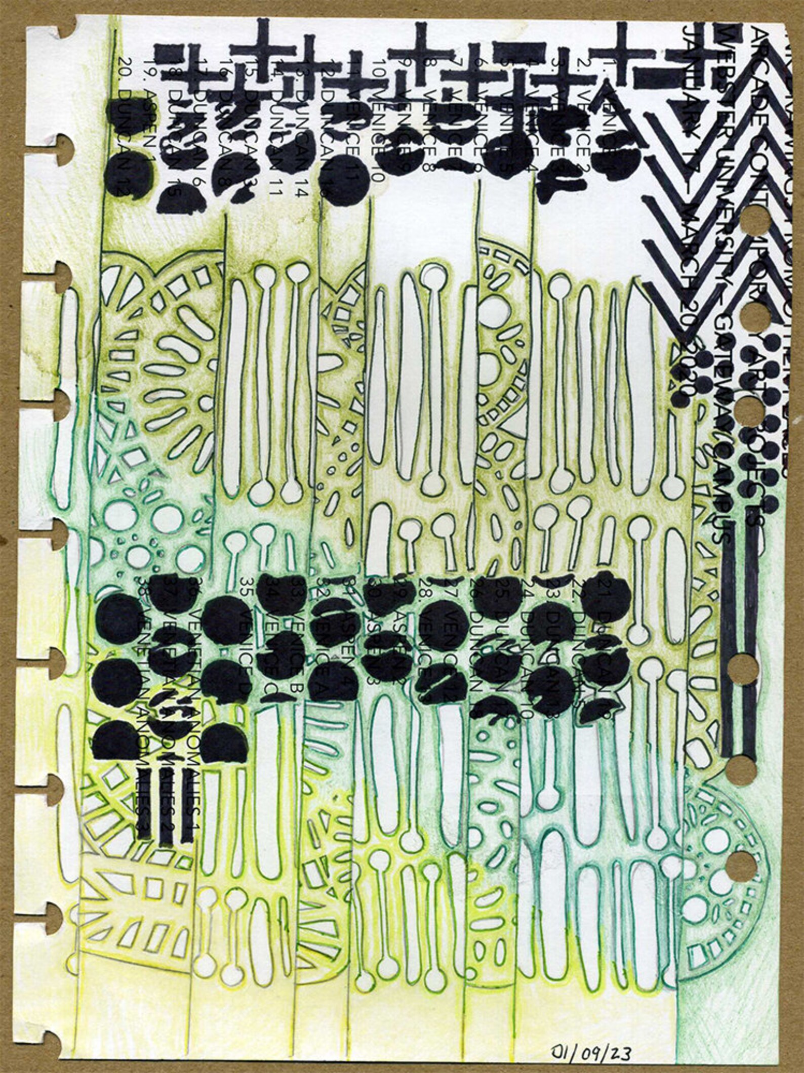 Mini Rows of Lines 6x6 Stencil - Etsy