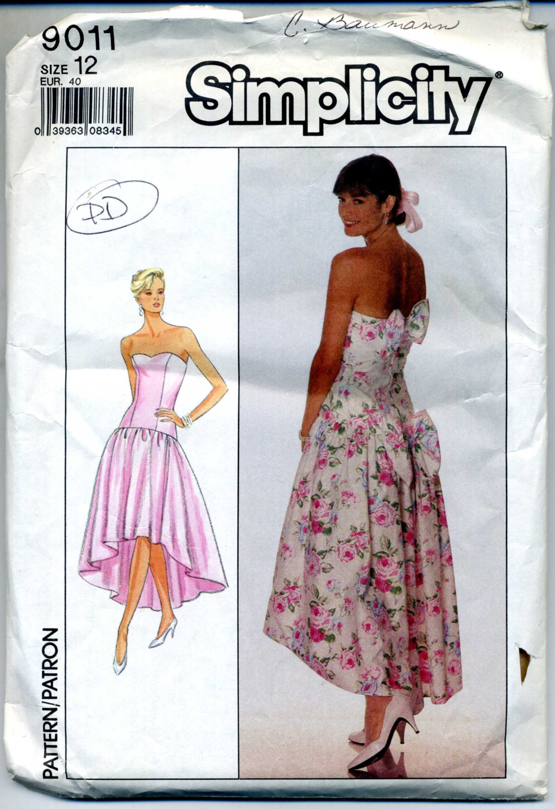 Sewing Patterns for Dressy Dresses | Etsy