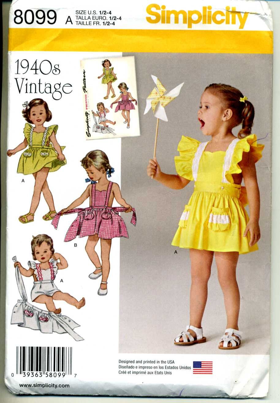 Sewing Patterns for Little Girls Dresses and Sleepwear | Etsy