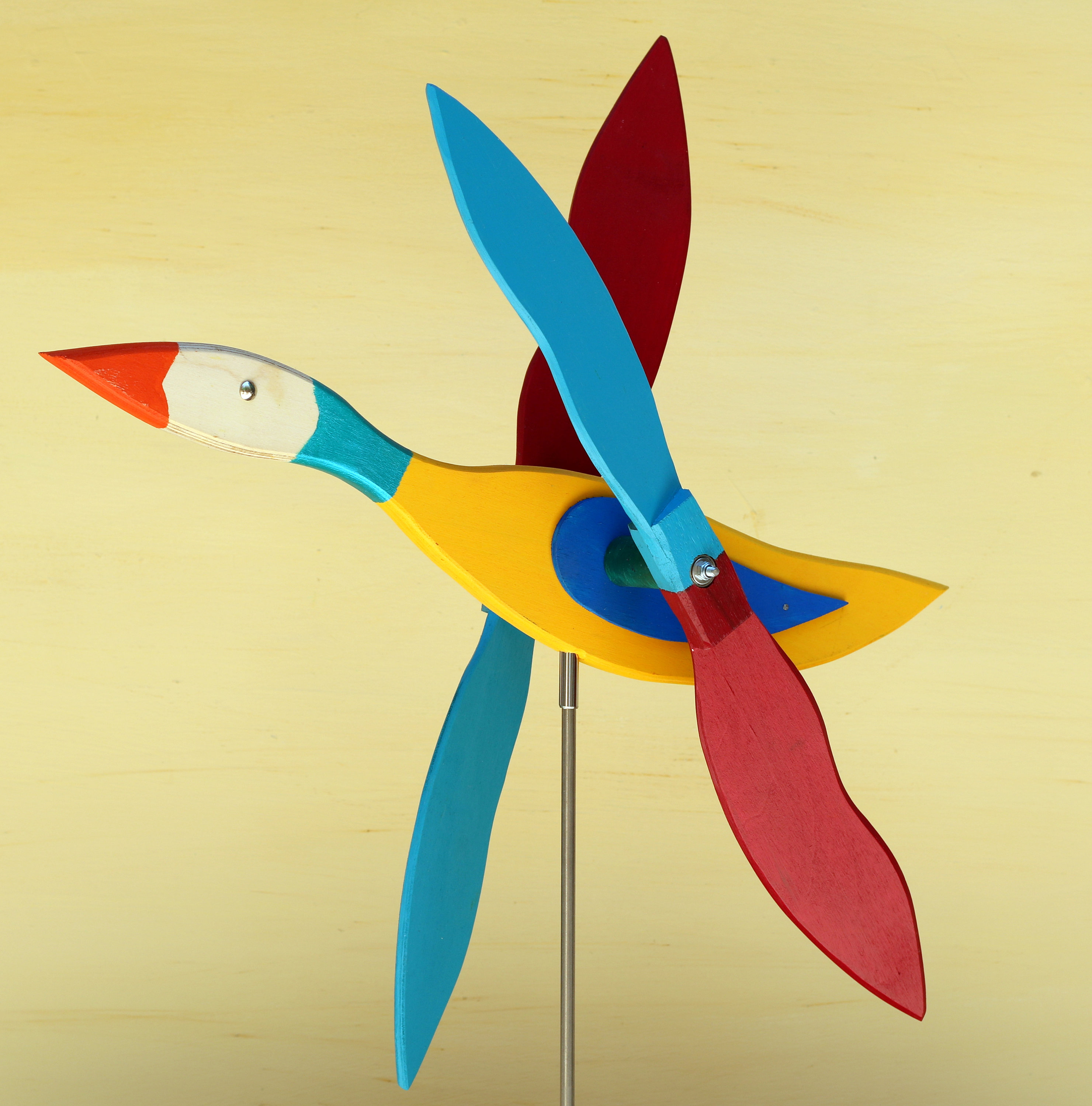 Wooden Whirligig Windmill Goose - Etsy