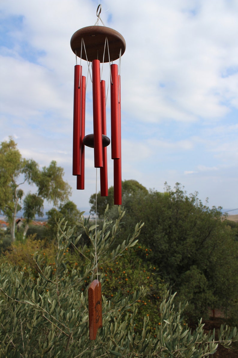 Small Wind chime Metal windchimes Handmade wind chime Tuned | Etsy