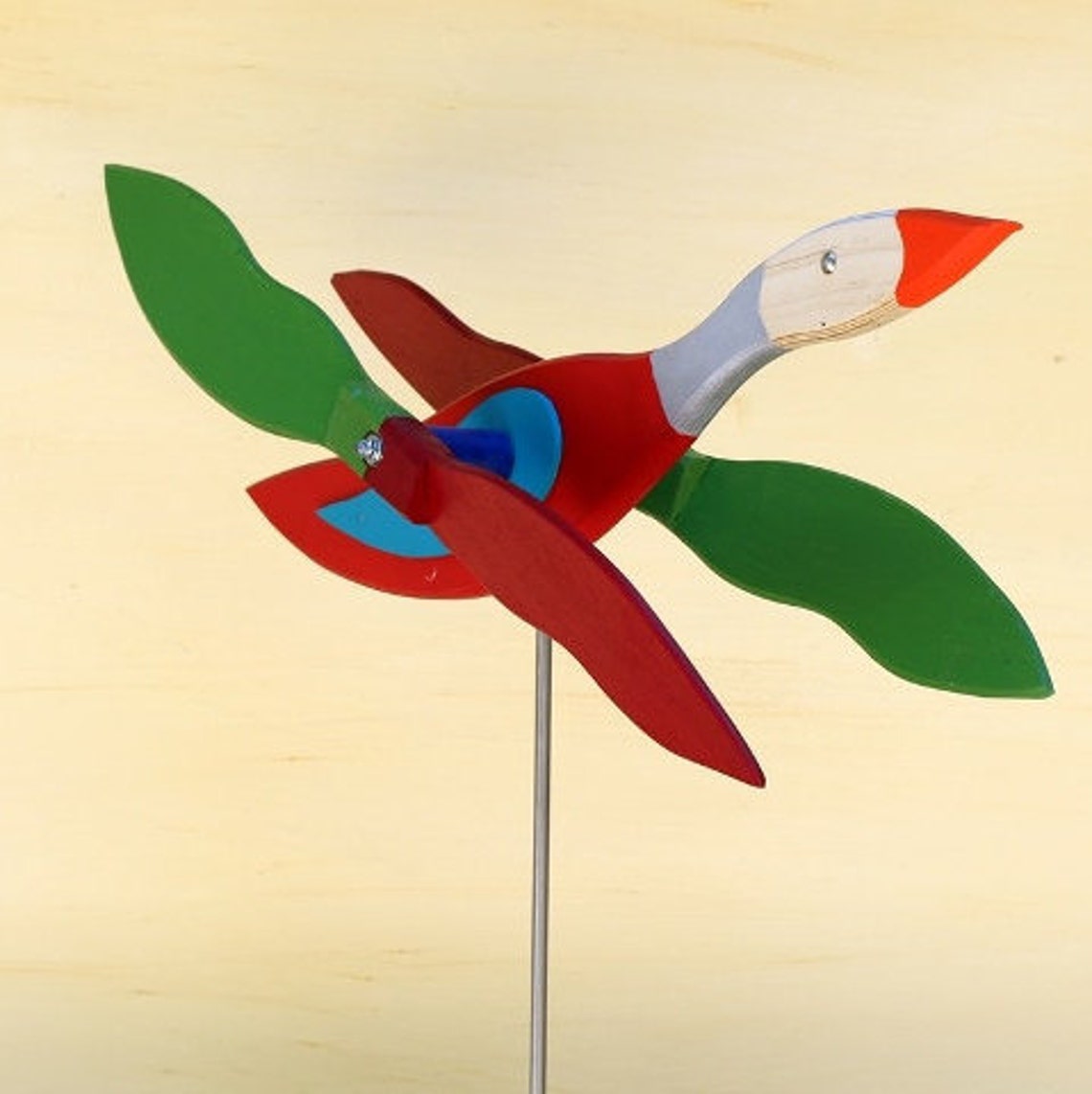 Wooden Whirligig Windmill Goose | Etsy