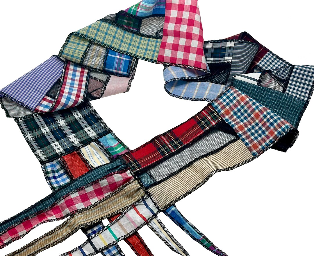 LRW DESIGNS - Women’s Handmade Oblong Patchwork Scarf Made From ...